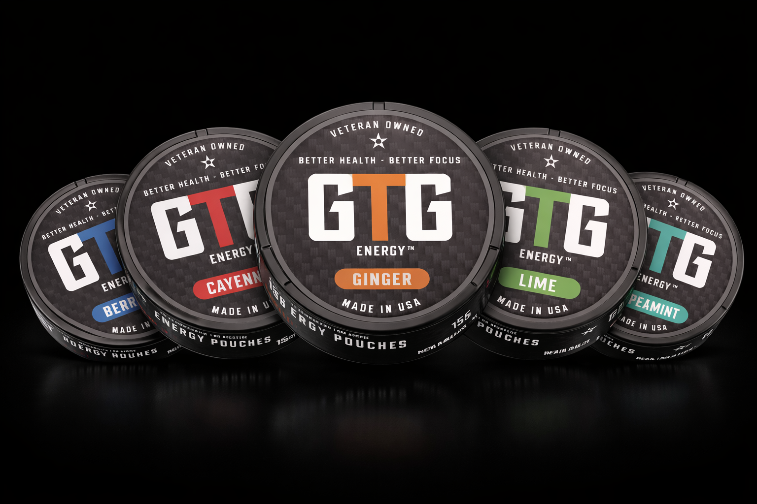 GTG Energy™ Pouches - Variety Pack (5-Can Bundle) – gtgenergy
